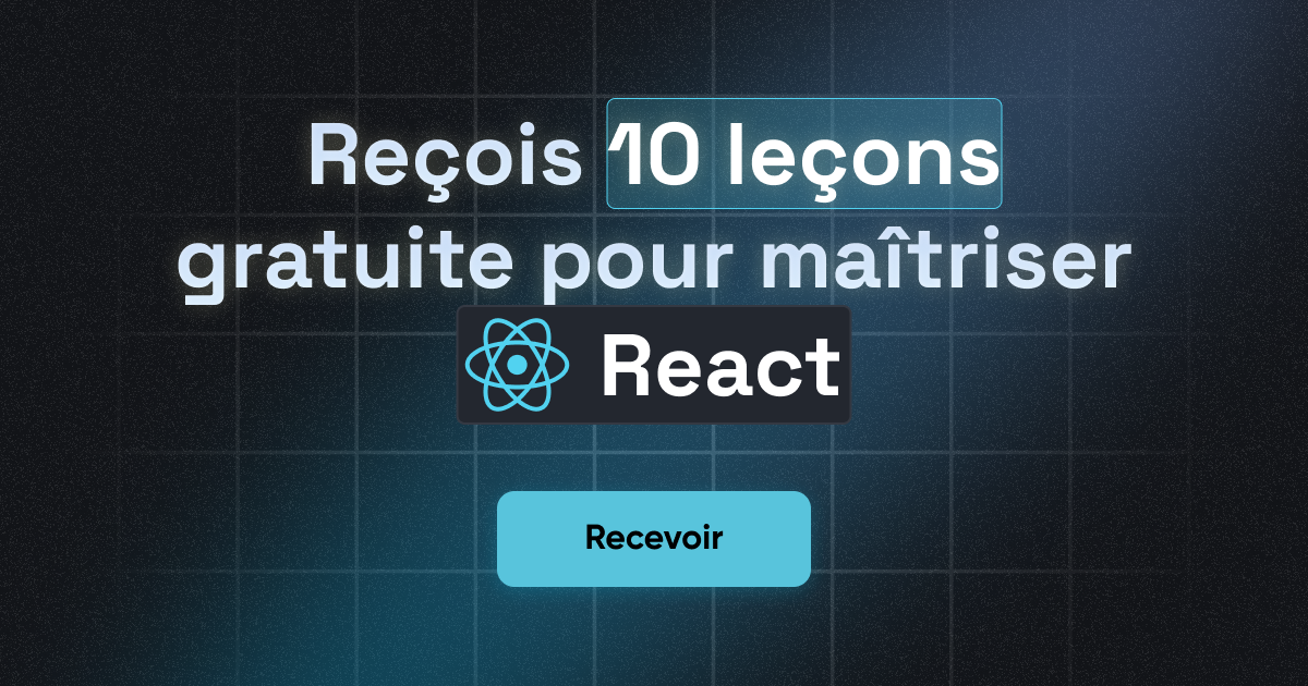 Formation Apprendre React Pour Créer Des Applications Web